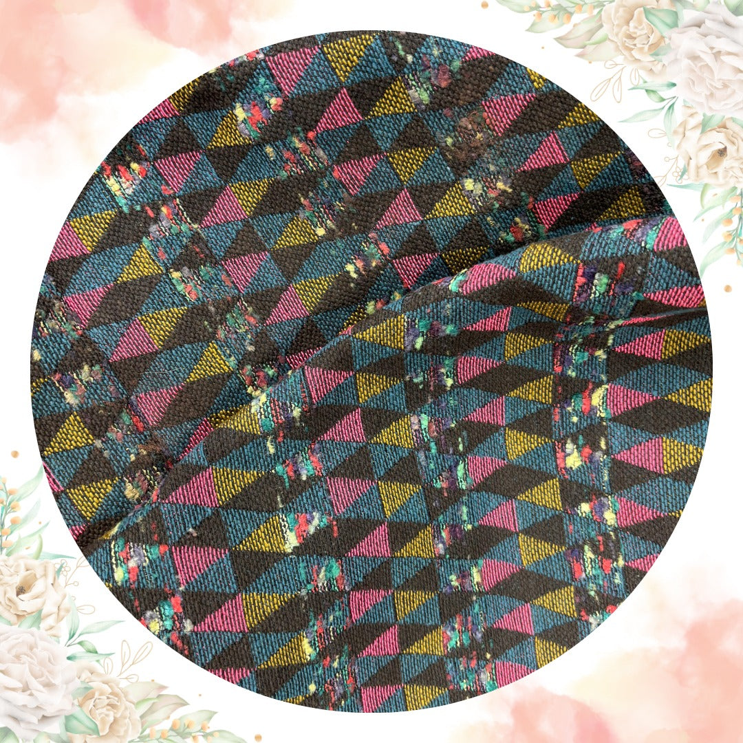 Cotton Jacquard Tessera Patterns Fabric – Woven Cotton Fabric